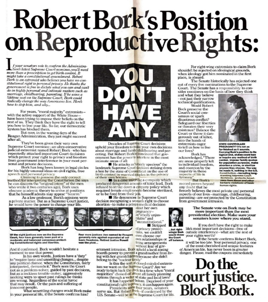 How to Lose a Supreme Court Nominee in 115 Days: The Story of the Robert Bork Confirmation and ...