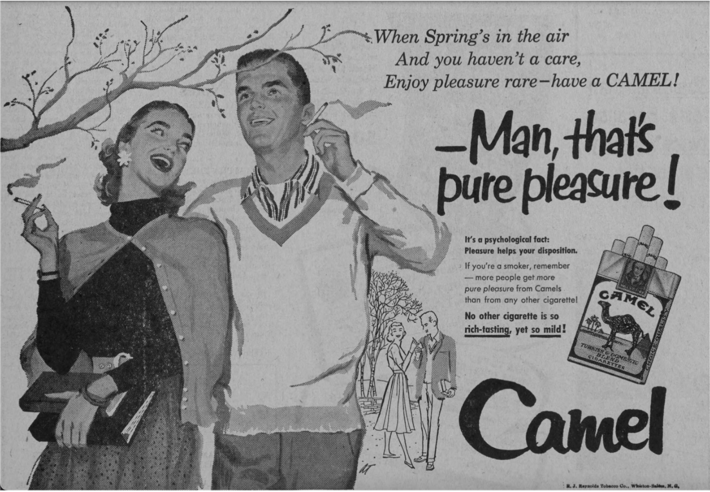 Headline History – The 1950s Cigarette Rivalry: Camel vs. Chesterfield in a Battle of ...